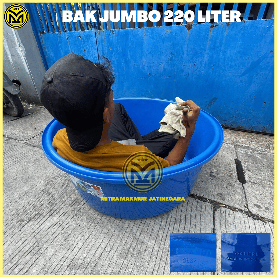 BASKOM BAK JUMBO BASIN EMBER SUPER JUMBO 220 LITER TITANIC ATARI 9832 ...